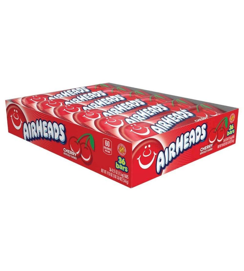 Airheads Cherry (36 x 15.6g) – The Sweets Hub