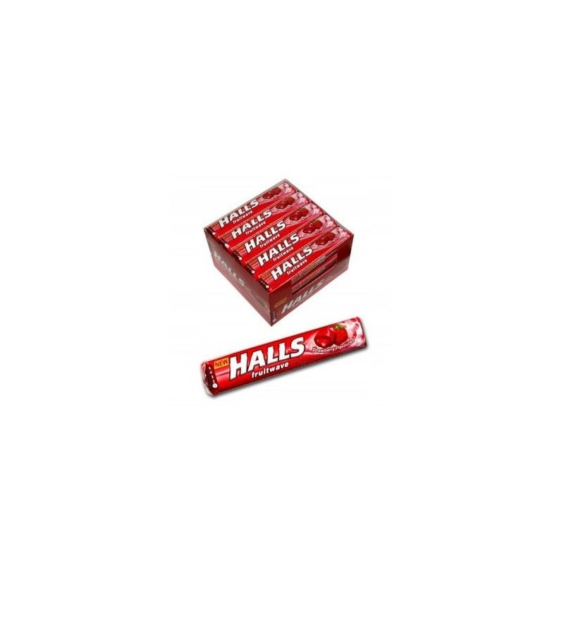 Halls Fruit Wave Strawberry (20 x 45G) – The Sweets Hub