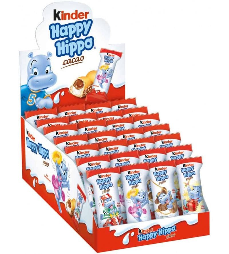 Kinder Happy Hippo Cocoa (28 x 20.7g) – The Sweets Hub