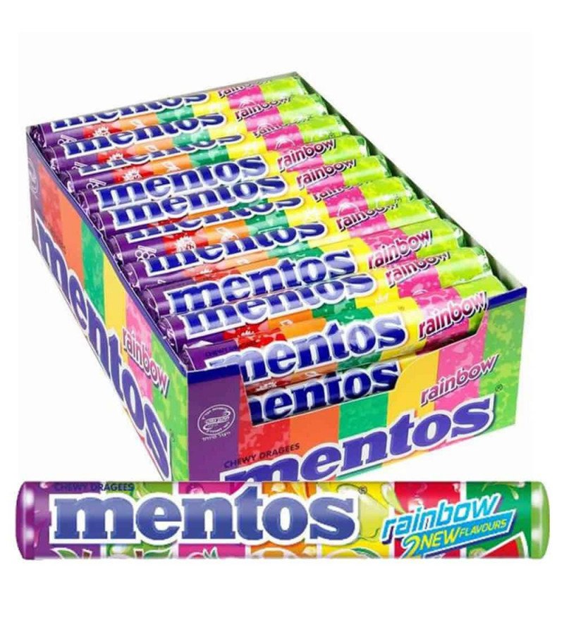 Mentos Rainbow (40 x 37G) – The Sweets Hub