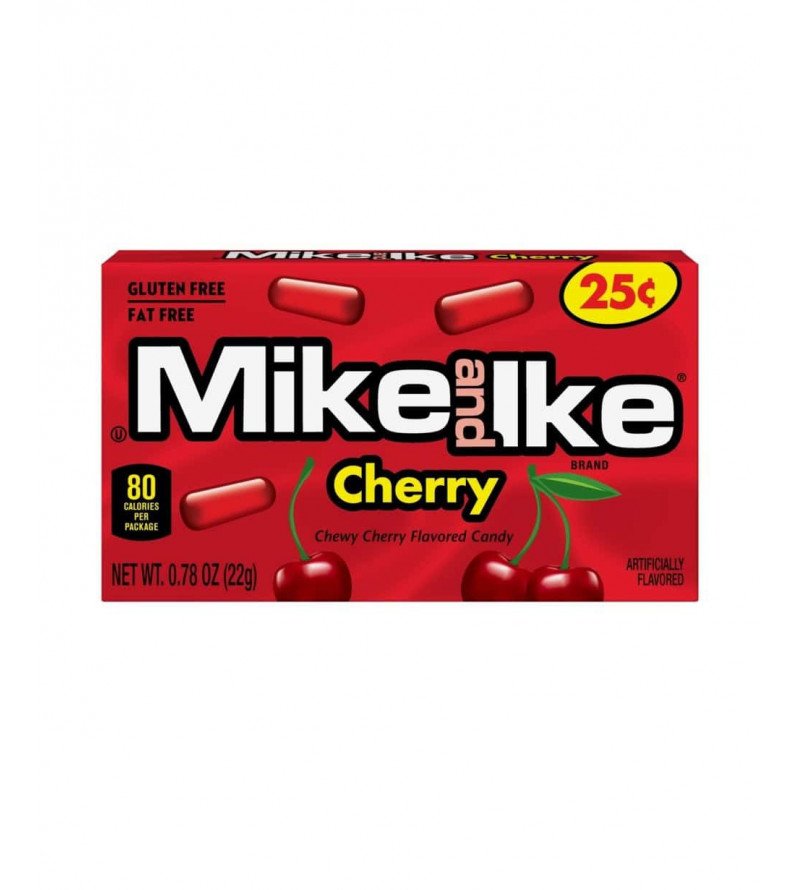 Mike and Ike Mini Cherry (24 x 22g) – The Sweets Hub