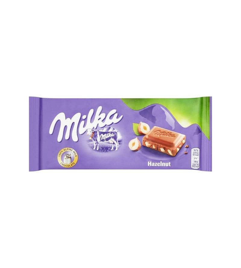 Milka Hazelnut (22 X 100G) – The Sweets Hub