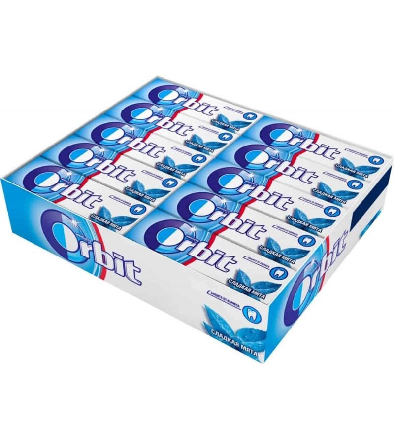 Orbit Sweet Mint (30 x 14g) – The Sweets Hub
