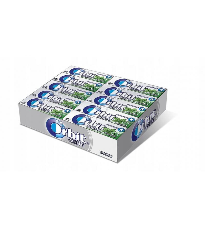 Orbit White Spearmint (30 x 14g) – The Sweets Hub