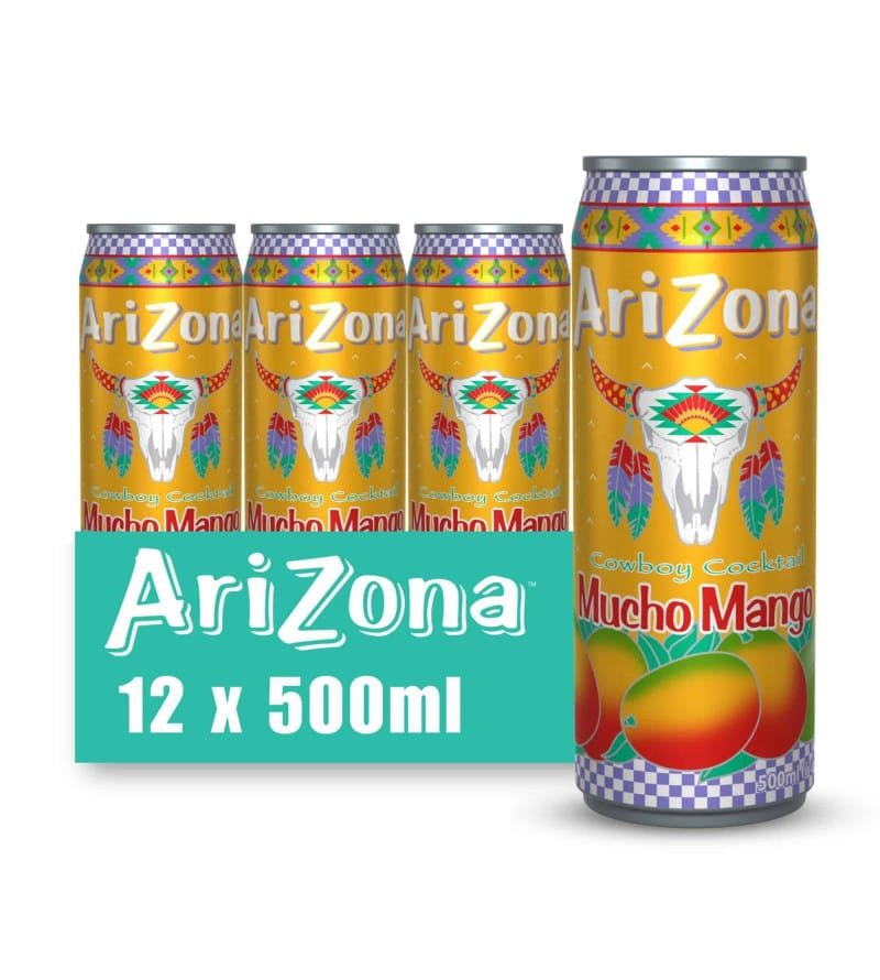 Arizona Mucho Mango (12 x 500ml) – The Sweets Hub