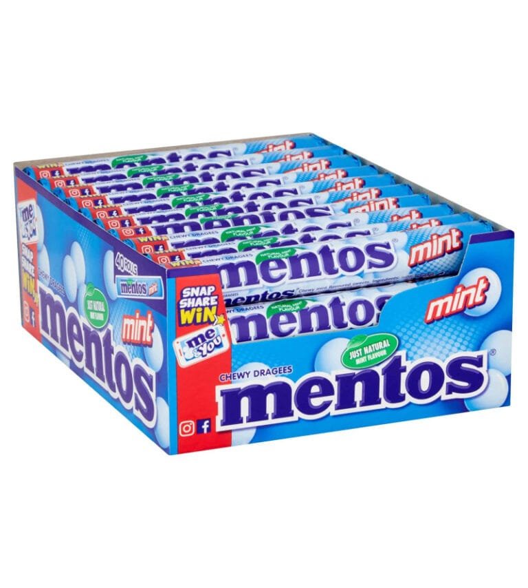 Mentos Mint (40 x 37G) – The Sweets Hub
