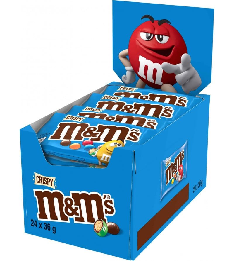 M&M’S Crispy (24 x 36G) – The Sweets Hub