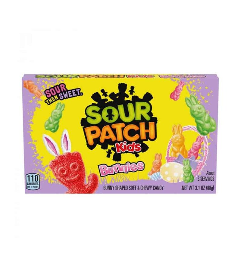 Sour Patch Bunnies Theatre Box (12 x 99g) – The Sweets Hub