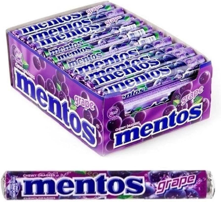 Mentos Grape (40 x 37.5G) – The Sweets Hub
