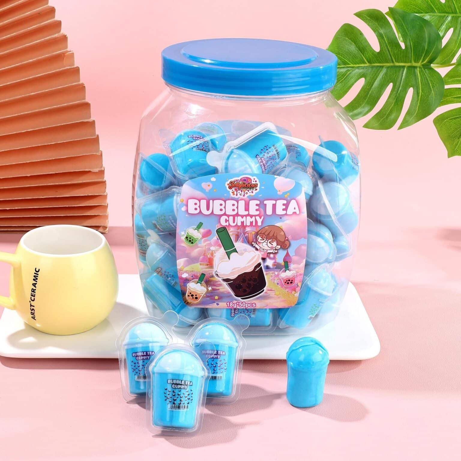 Jellylicious Bubble Tea Jelly Filled Gummy (50 x 18g) – Halal – The ...