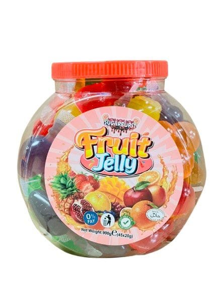 Sugar Burst Fruit Jelly (45 x 20g) – Halal – The Sweets Hub